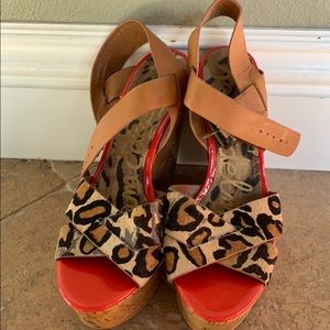 Sam Edelman Shoes | Suede Wedge Javi Sandal | Poshmark